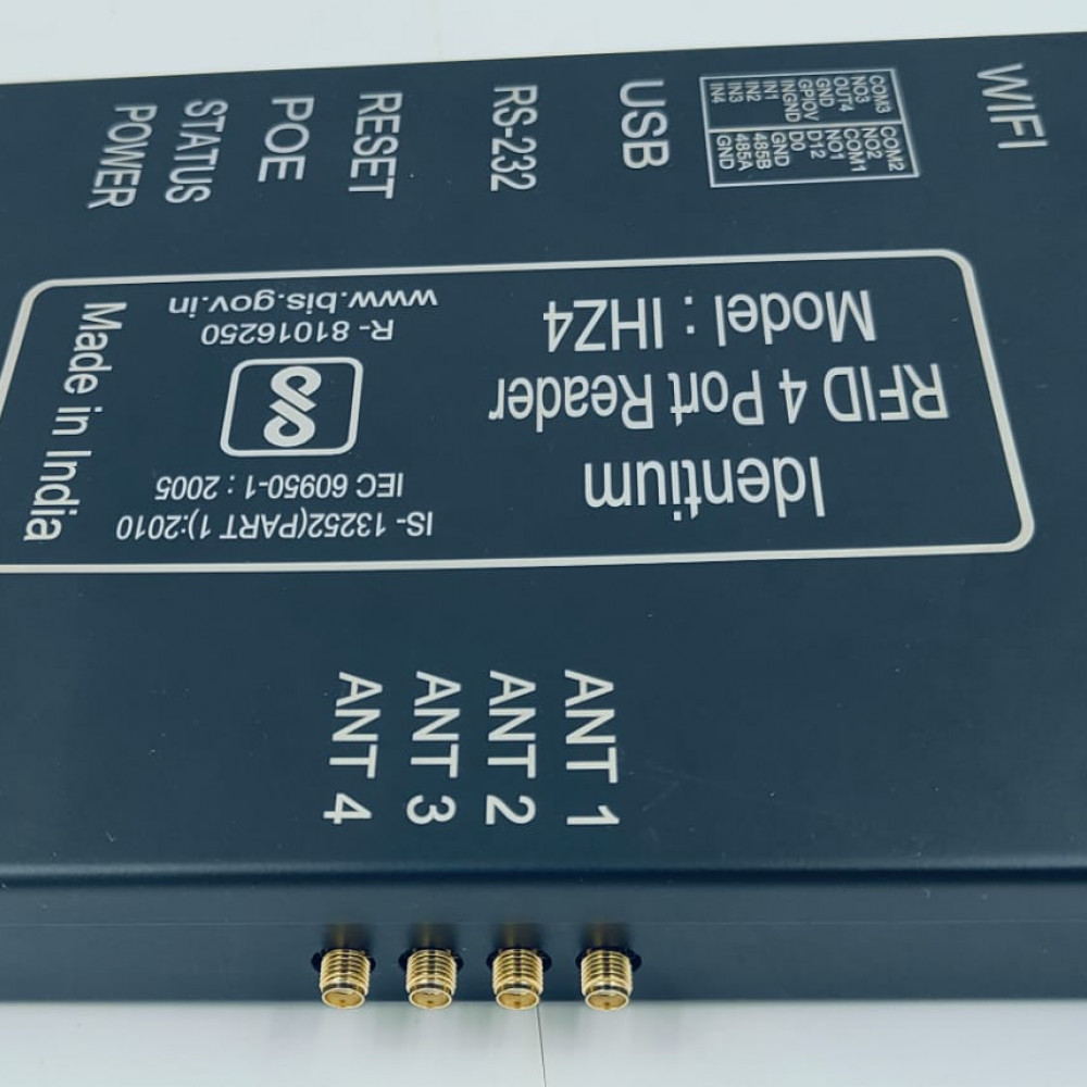 UHF IHZ-4 RFID MULTI PORT READER | Indiarfidstore