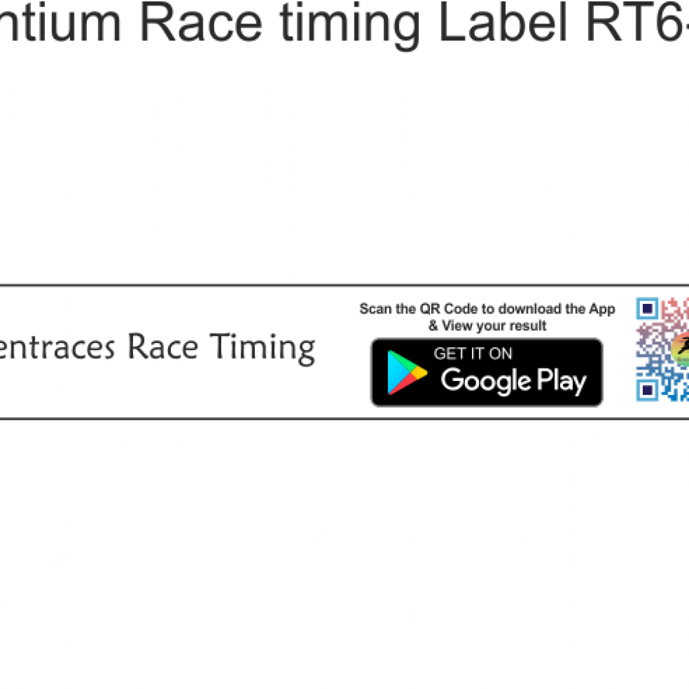 RFID RACE TIMING TAGS | UHF High Performance Race Label