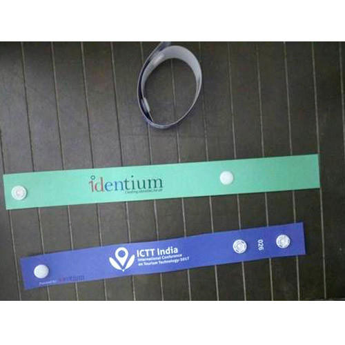 PVC Dual Button RFID Wristband for Events, conferences and Concerts ...